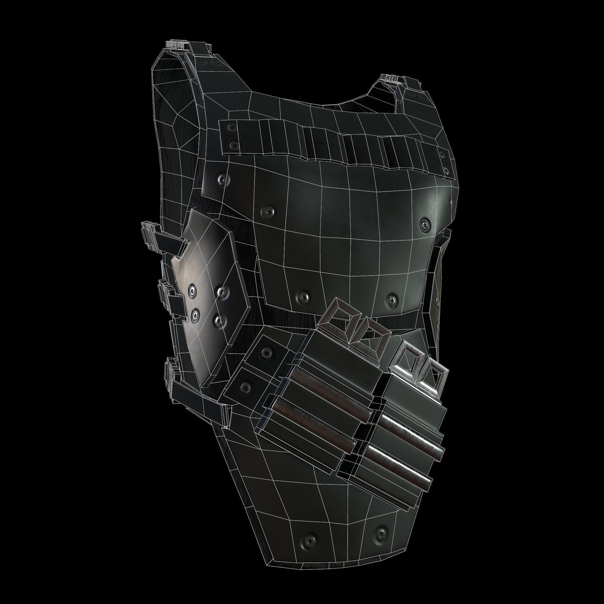 3D model Body armor VR / AR / low-poly | CGTrader