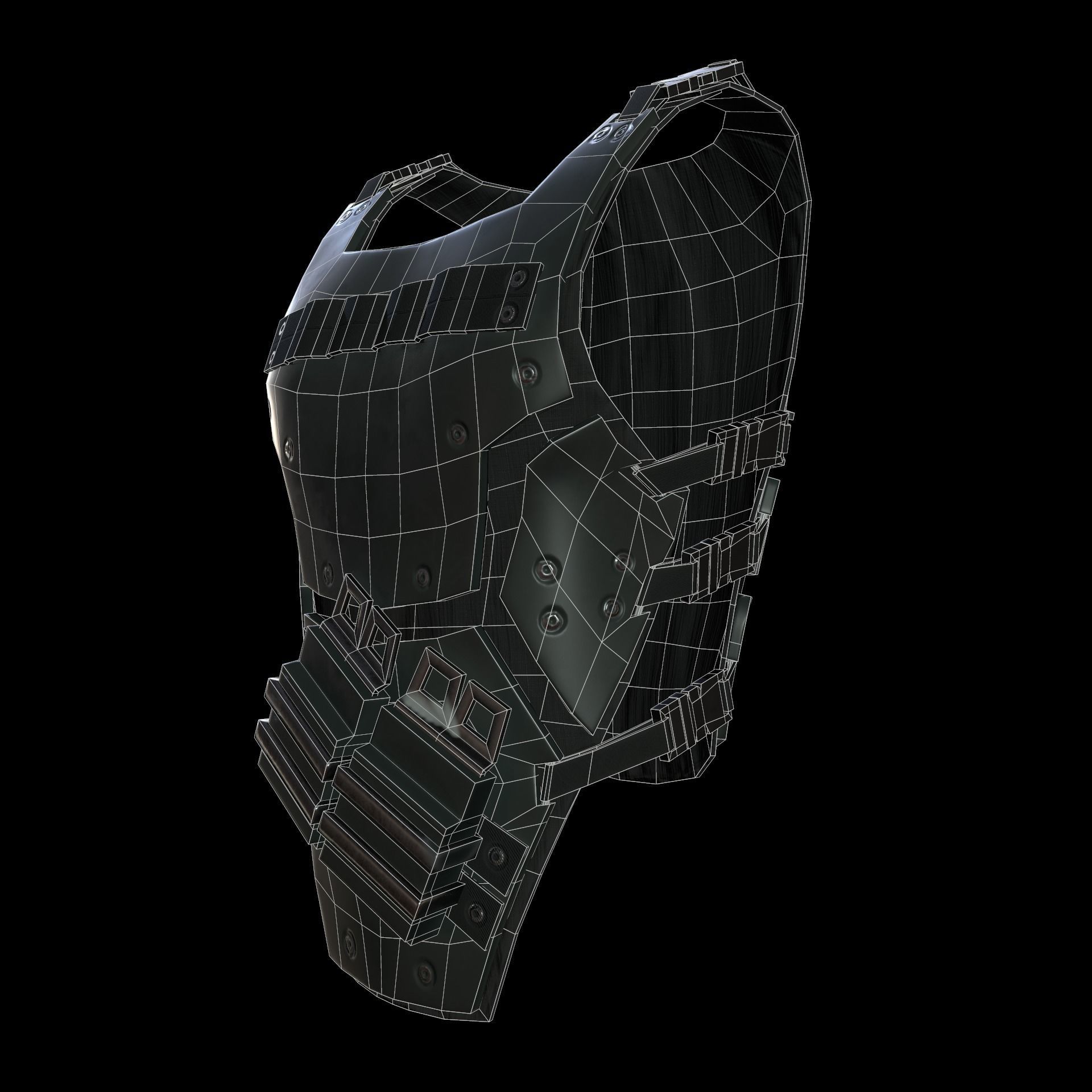 3D model Body armor VR / AR / low-poly | CGTrader