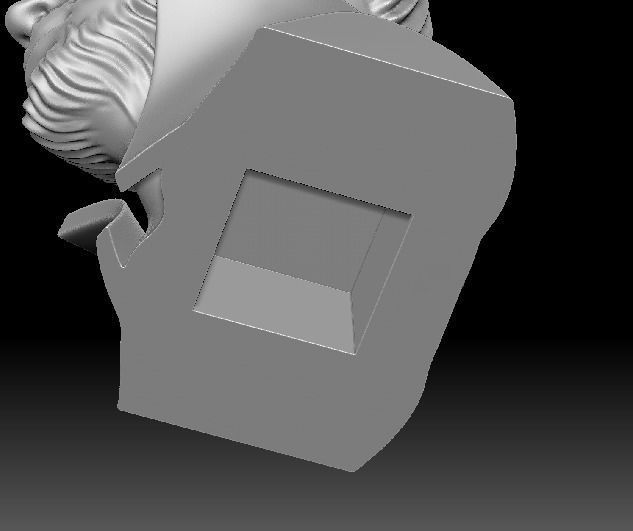 pedestal 1 3d print bust of man with beard free 3D model 3D printable ...