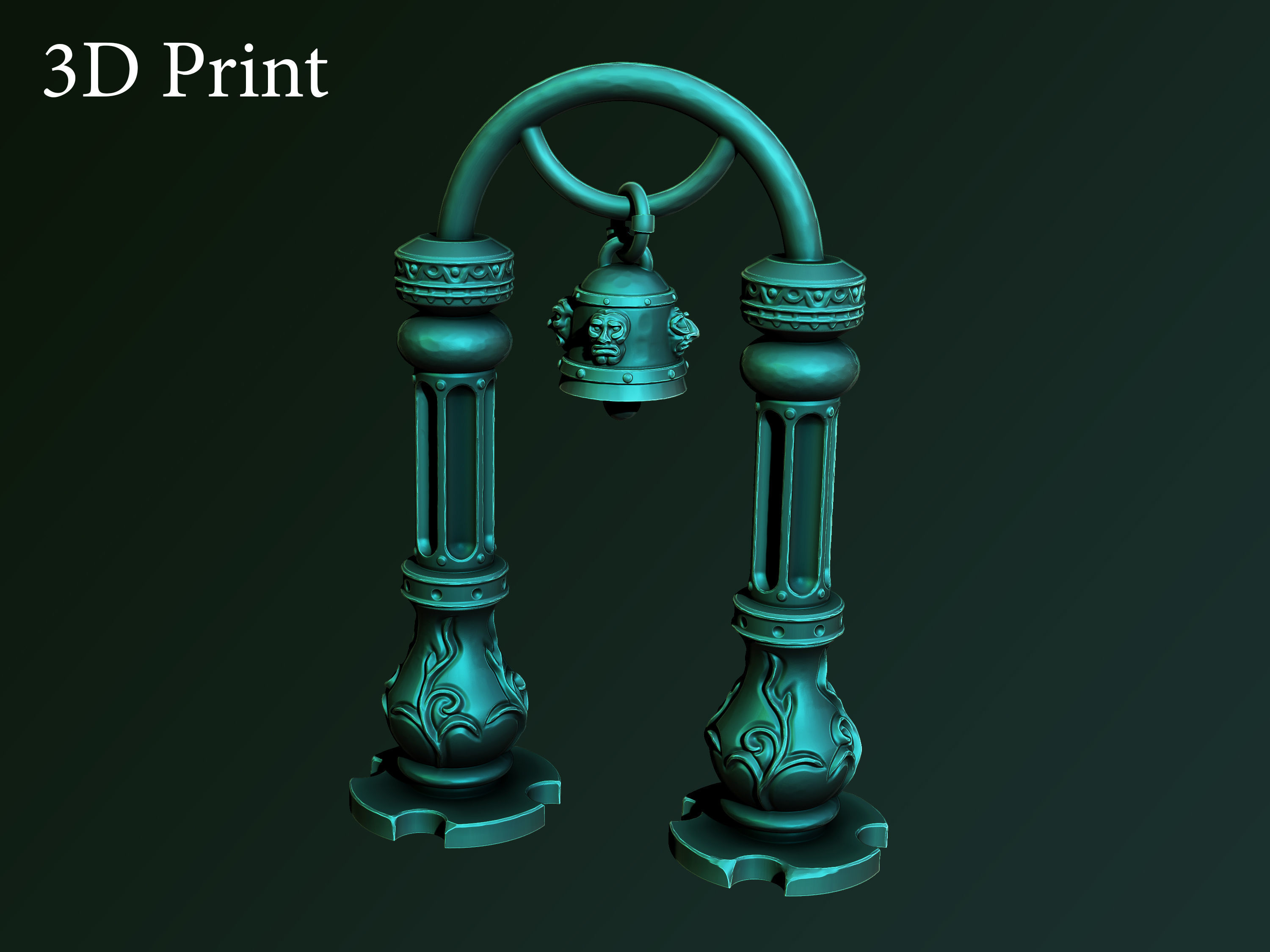 Arch Bell 3d print free 3D model 3D printable | CGTrader