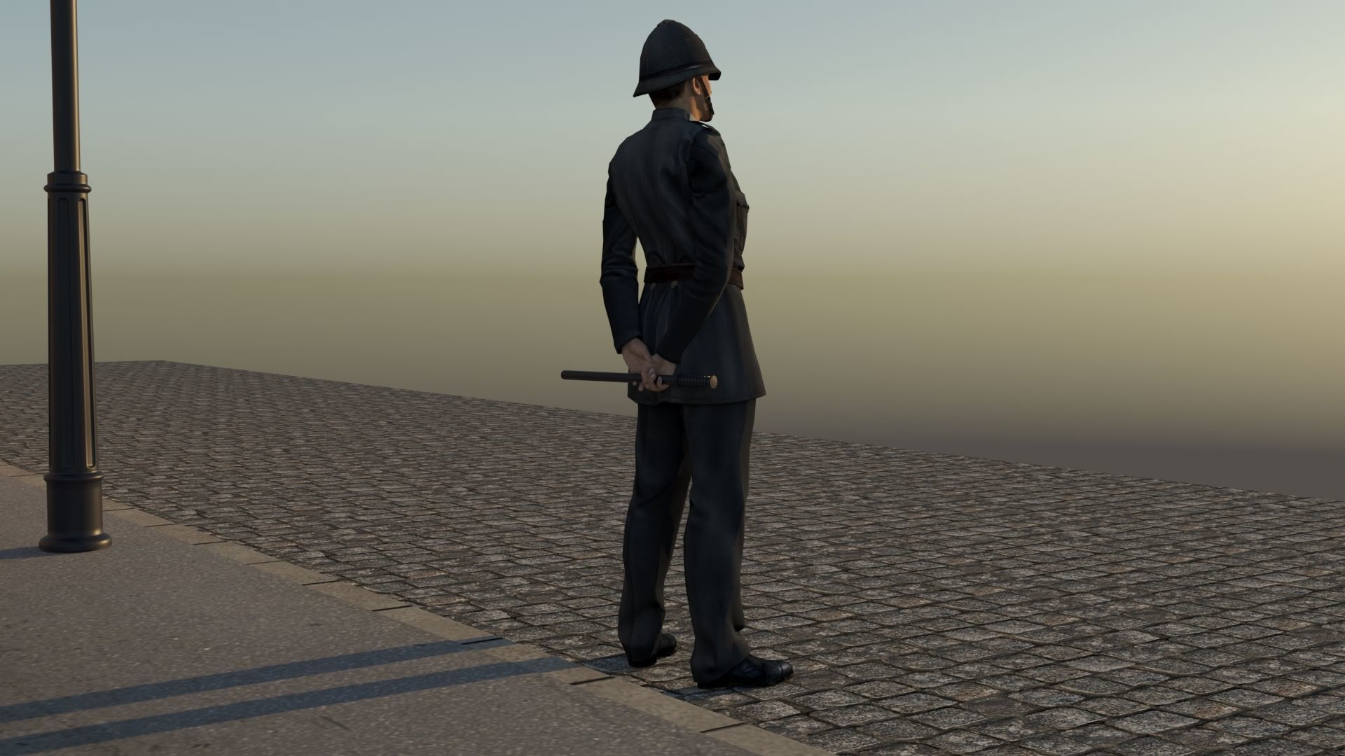 British Policeman 3D model | CGTrader