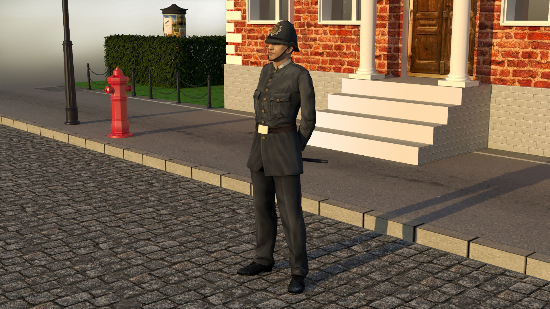British Policeman 3D model | CGTrader