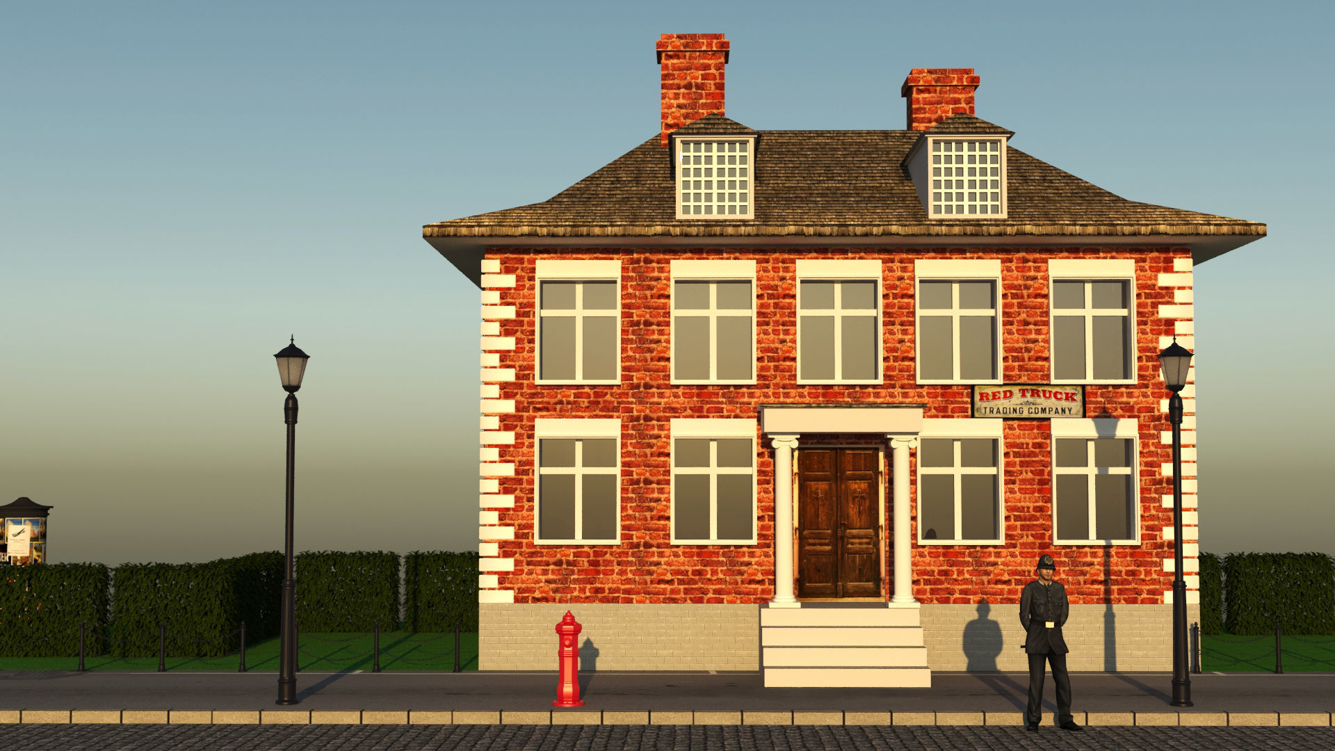 British Policeman 3D model | CGTrader