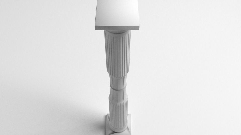 Pillar Round 5 3D model | CGTrader