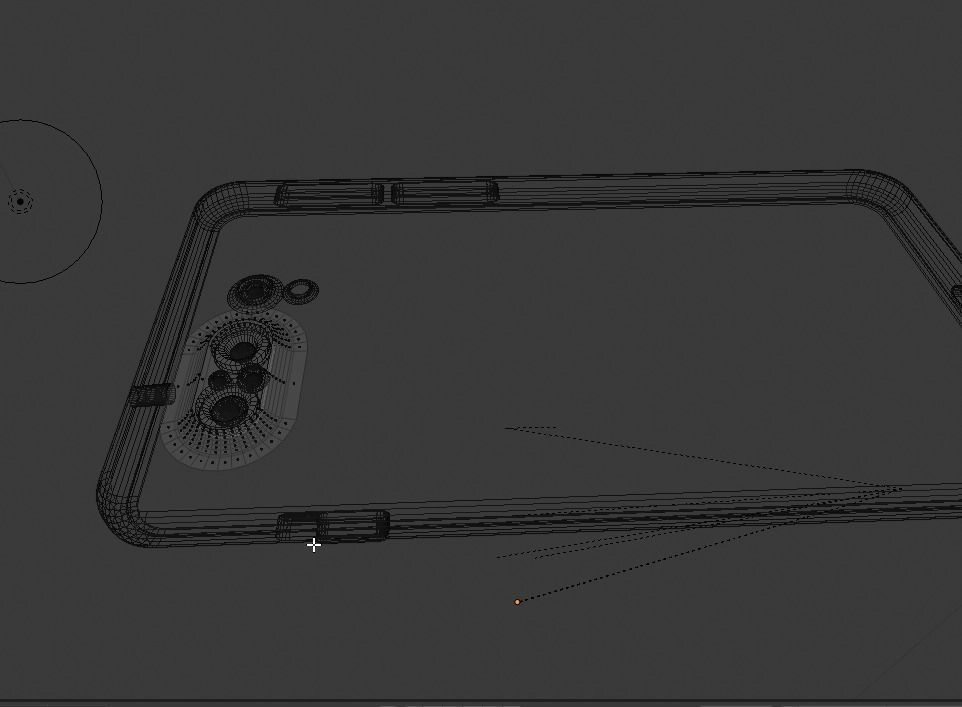 3D model Low Poly PBR cellphone phone with stylus VR / AR / low-poly ...