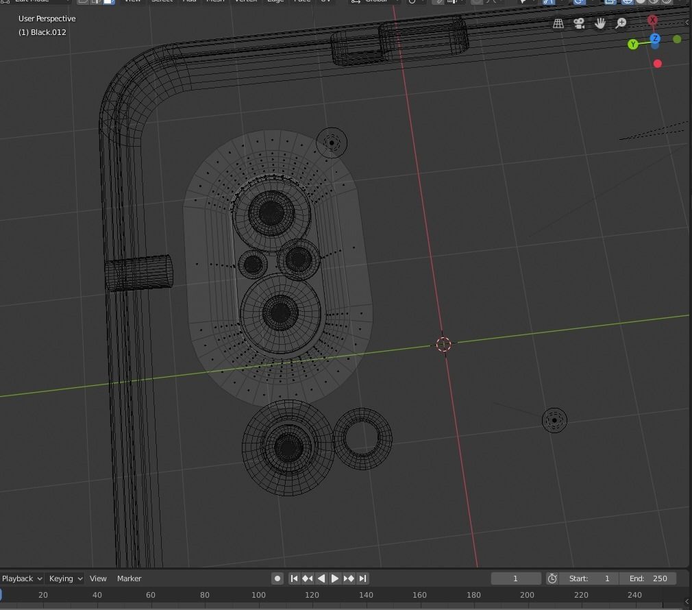 3D model Low Poly PBR cellphone phone with stylus VR / AR / low-poly ...