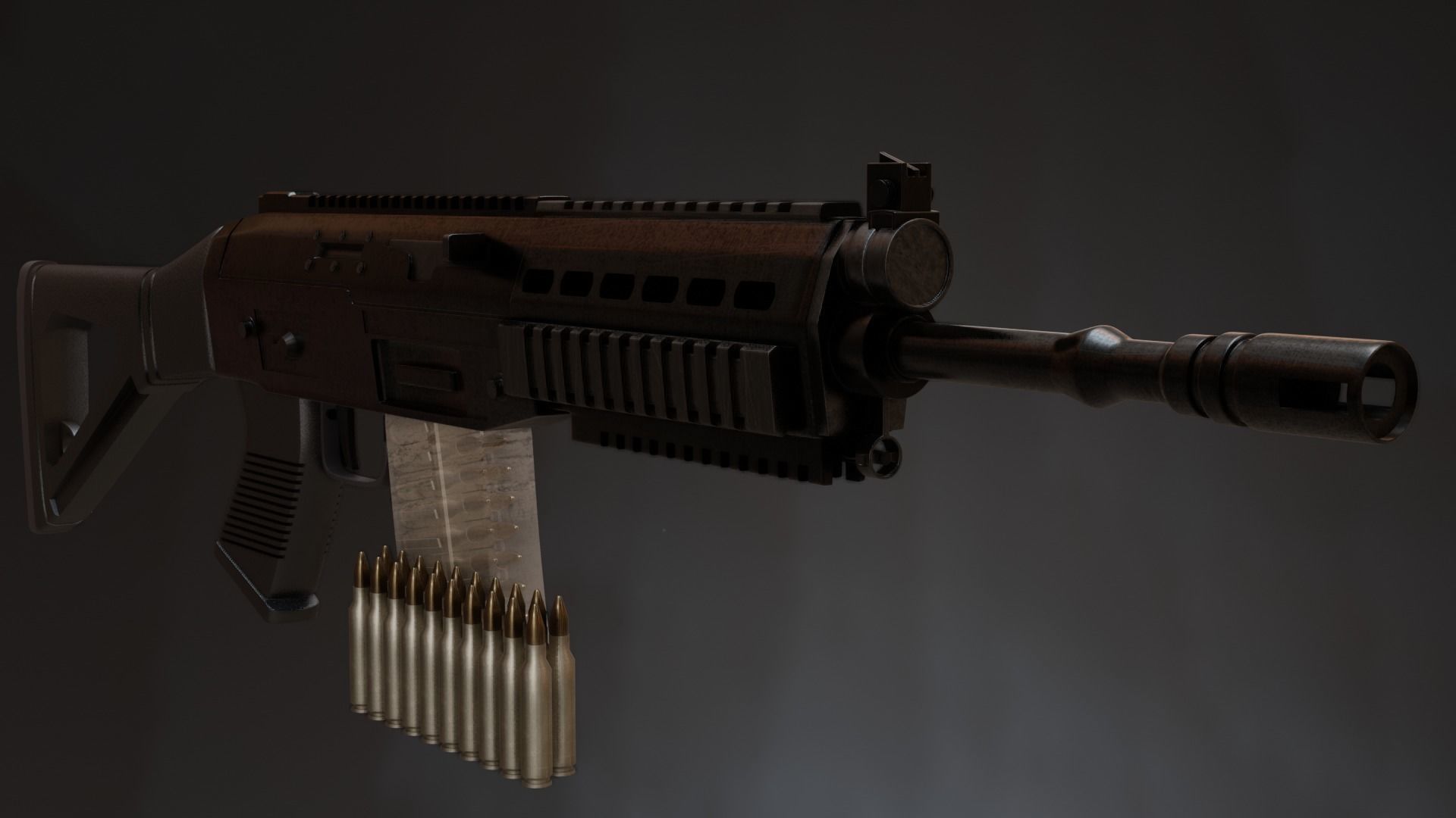 SIG SG 553 3D model | CGTrader
