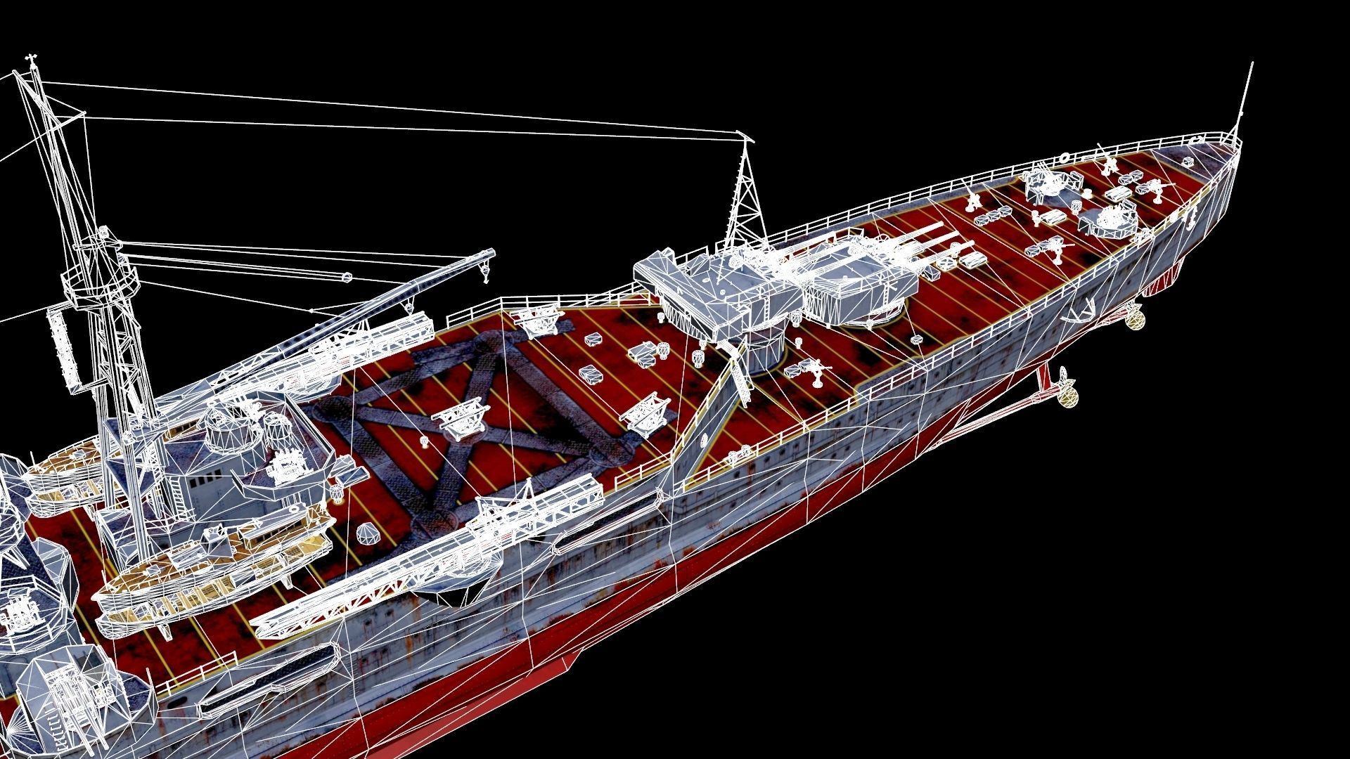 IJN Mogami 3D model | CGTrader