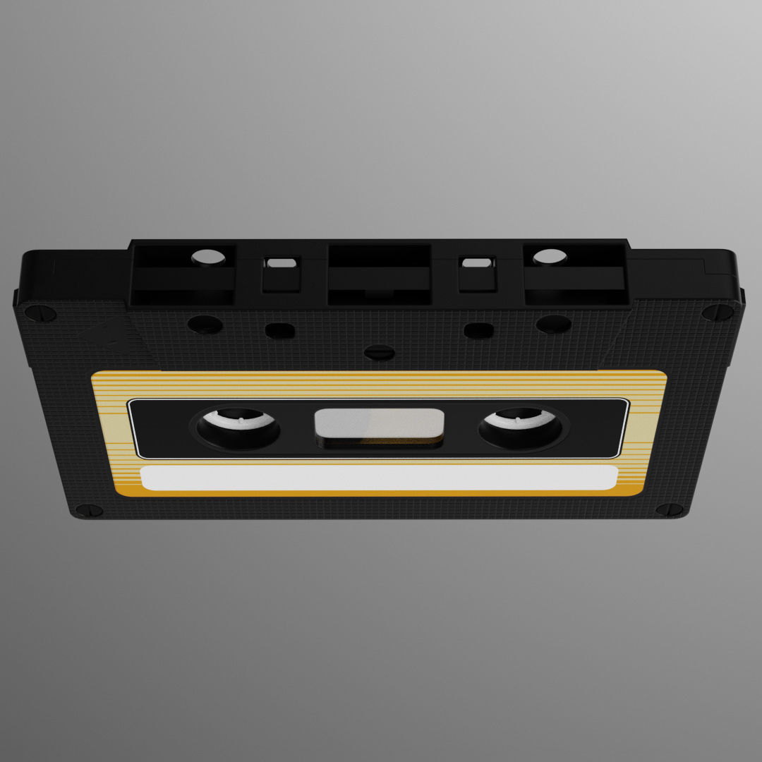 Analog Cassette Audio Tape 3D model | CGTrader