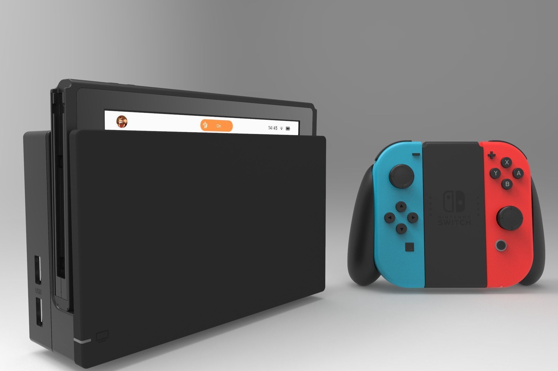 Nintendo Switch 3D model | CGTrader