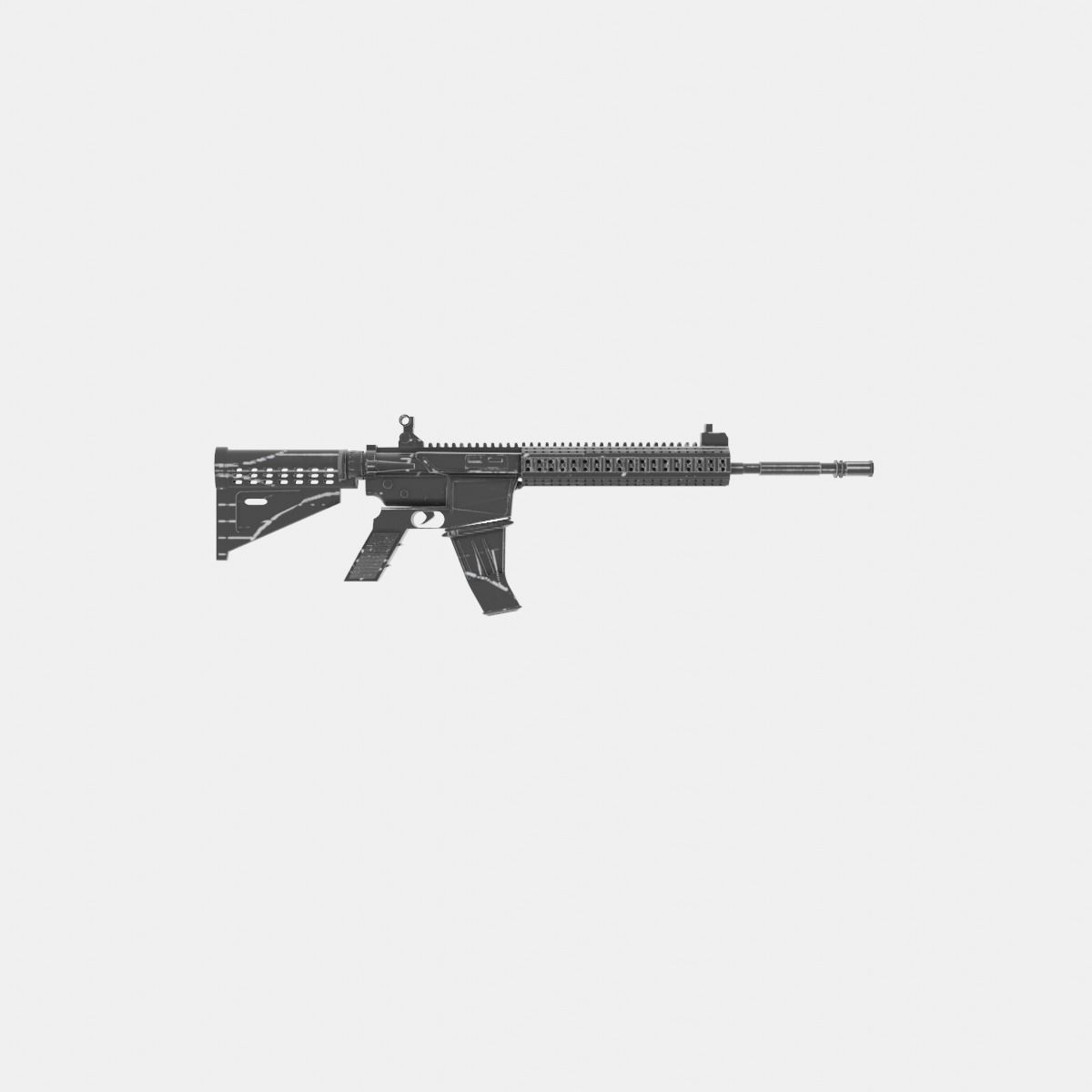 GUN M416 3D model | CGTrader