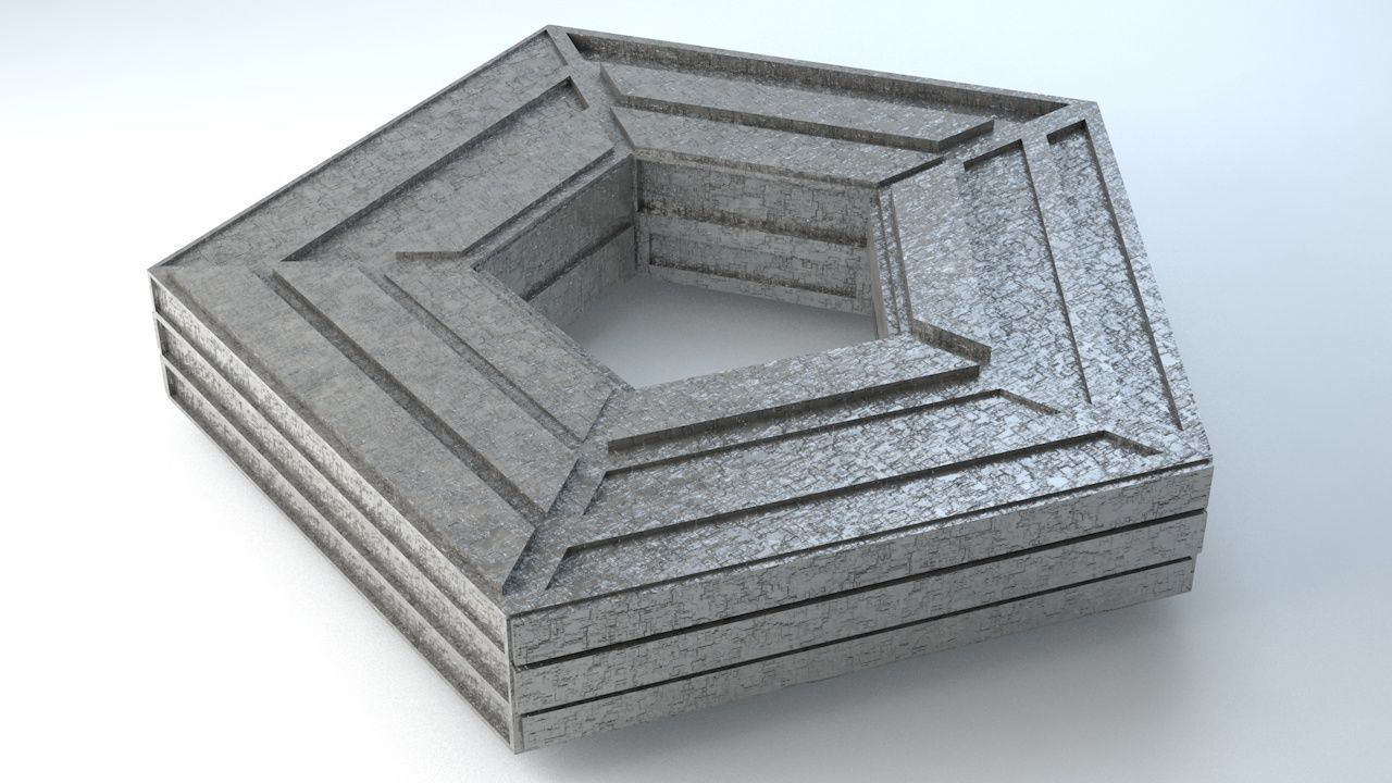 Sci -Fi Shapes - The Pentagon 3D model | CGTrader