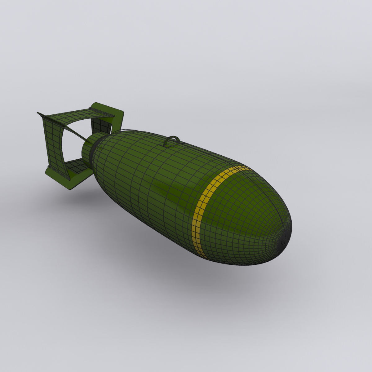 Bomb II WORLD WAR 3D model | CGTrader