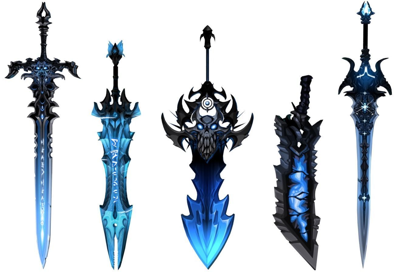 Swords Set world of warcraft free VR / AR / low-poly 3D model | CGTrader
