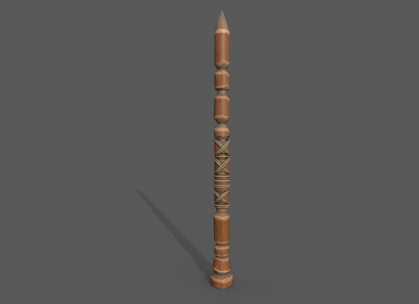 3D model Lowpoly Wooden Stake VR / AR / low-poly | CGTrader