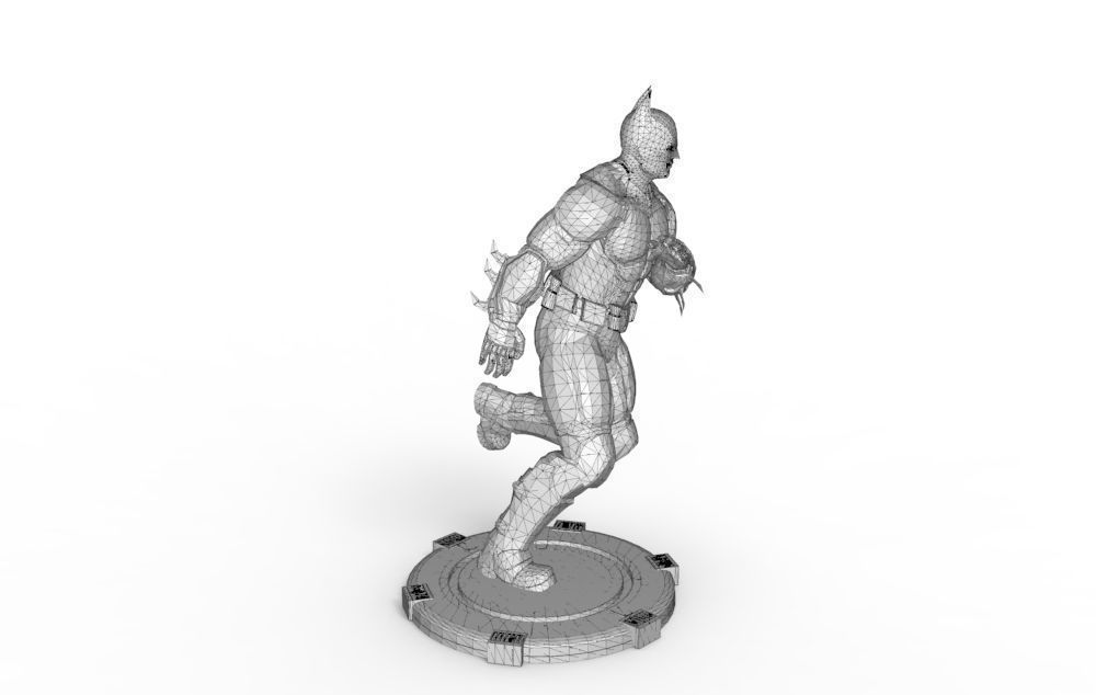 Batman - Speed Running Pose 3D model 3D printable | CGTrader