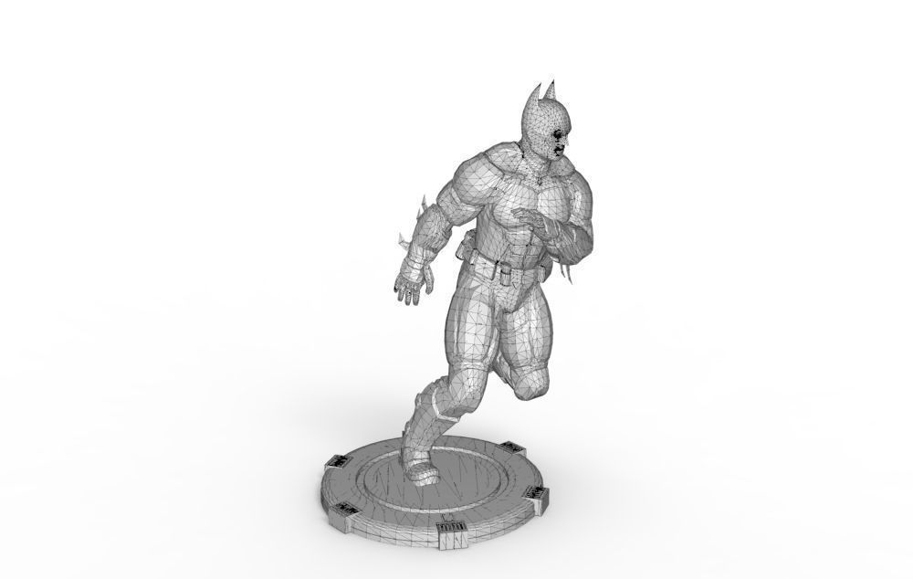 Batman - Speed Running Pose 3D model 3D printable | CGTrader