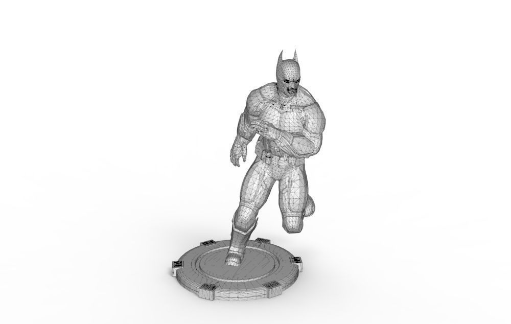 Batman - Speed Running Pose 3D model 3D printable | CGTrader