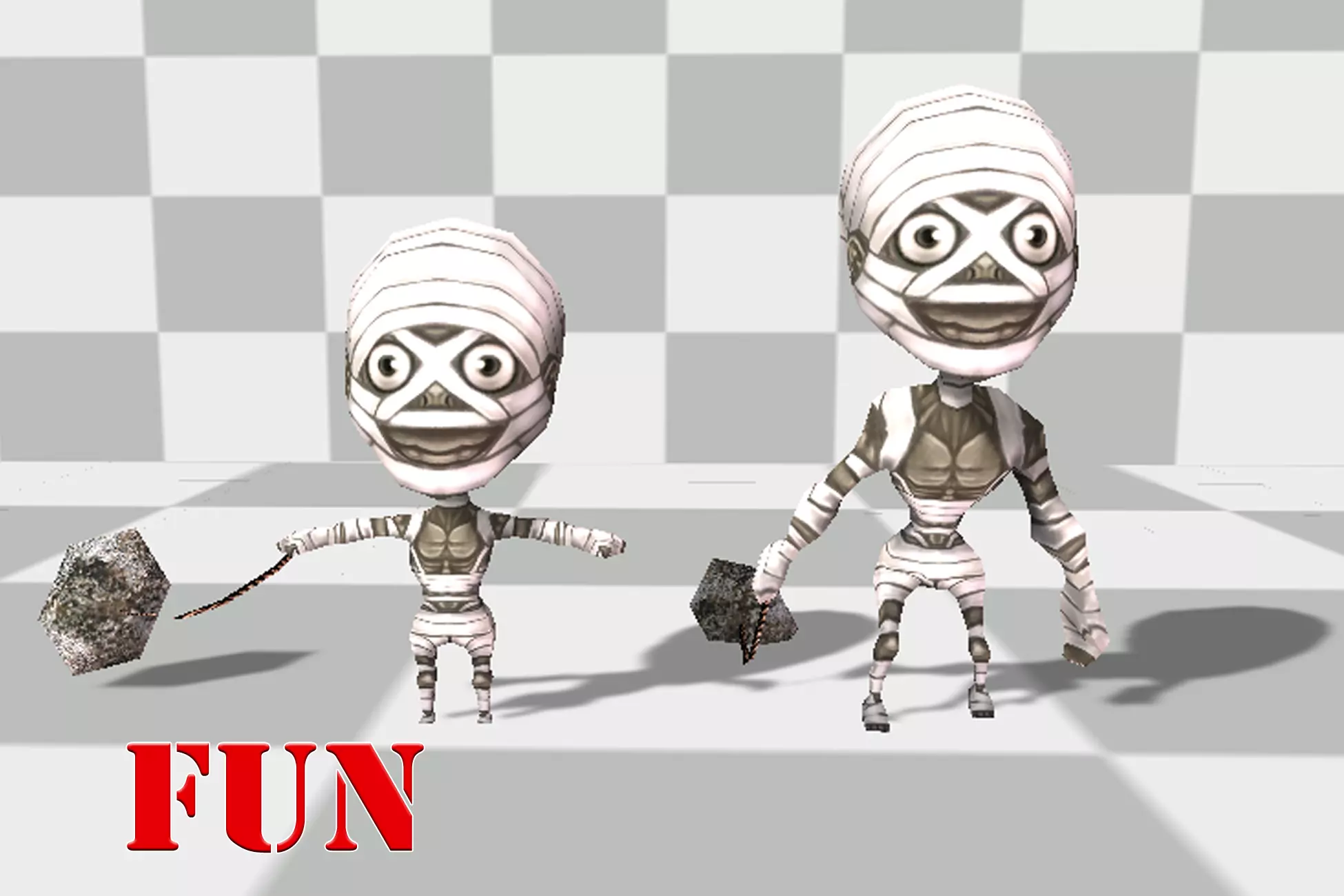 3D model Micro lowpoly Mummy VR / AR / low-poly | CGTrader