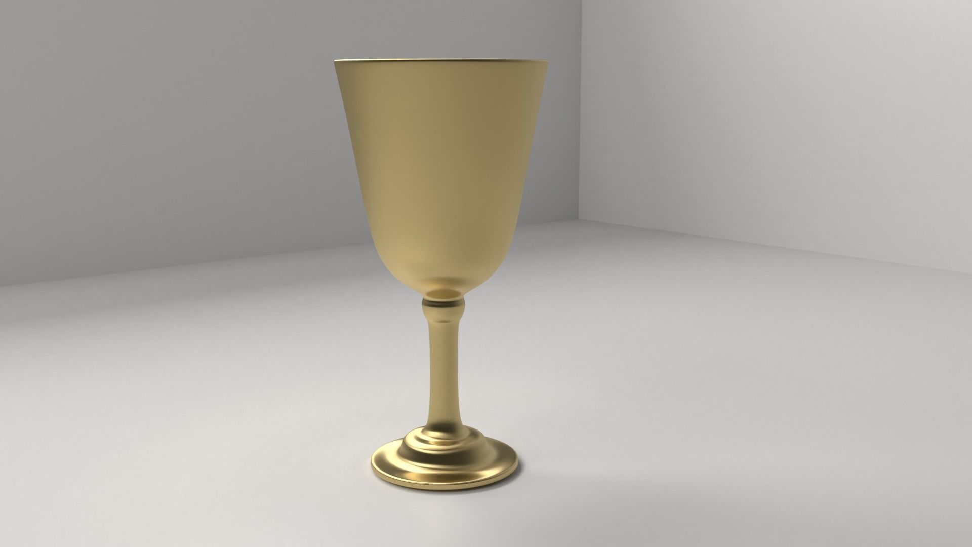 Gold Goblet 3D model | CGTrader