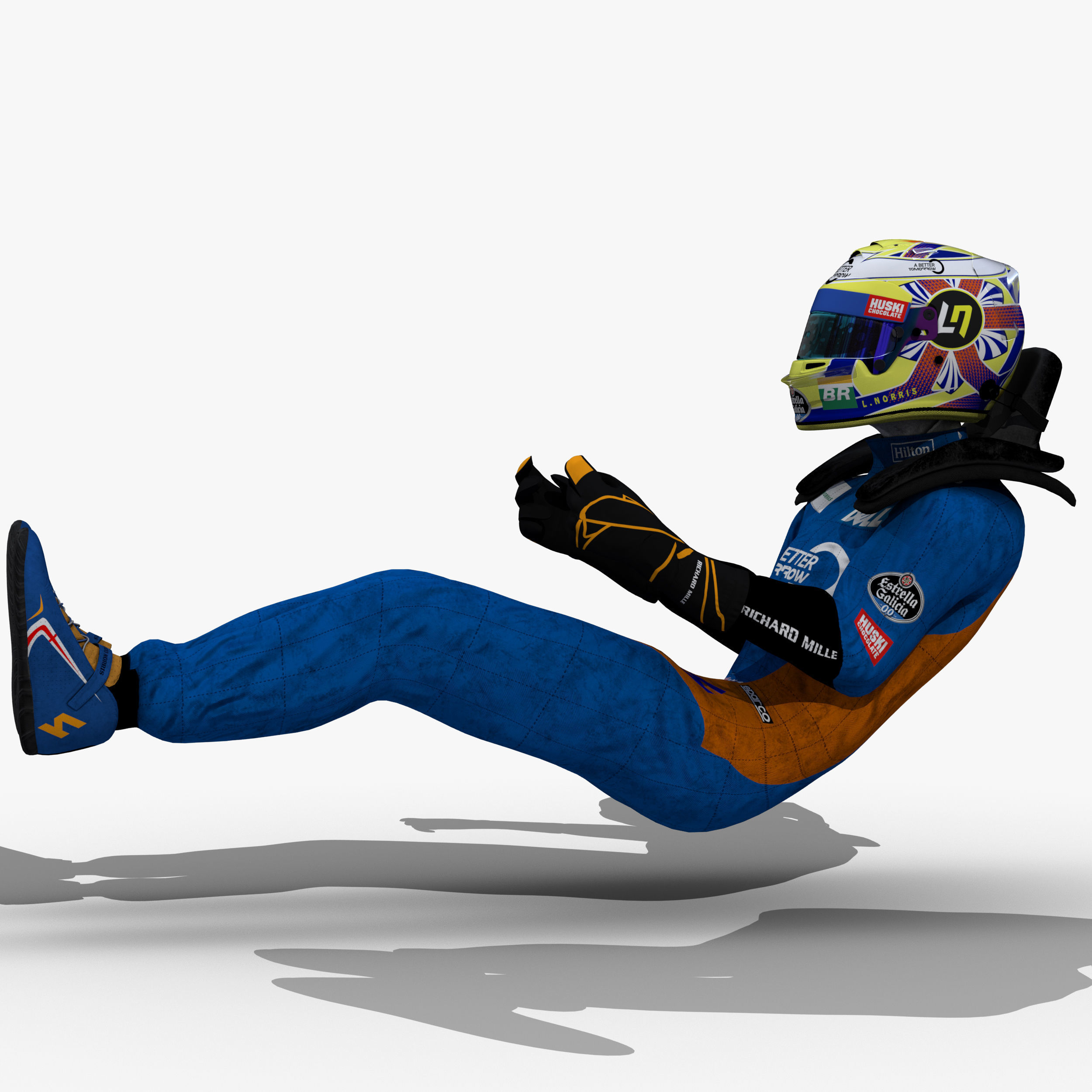 3D model Lando Norris 2019 VR / AR / low-poly rigged | CGTrader