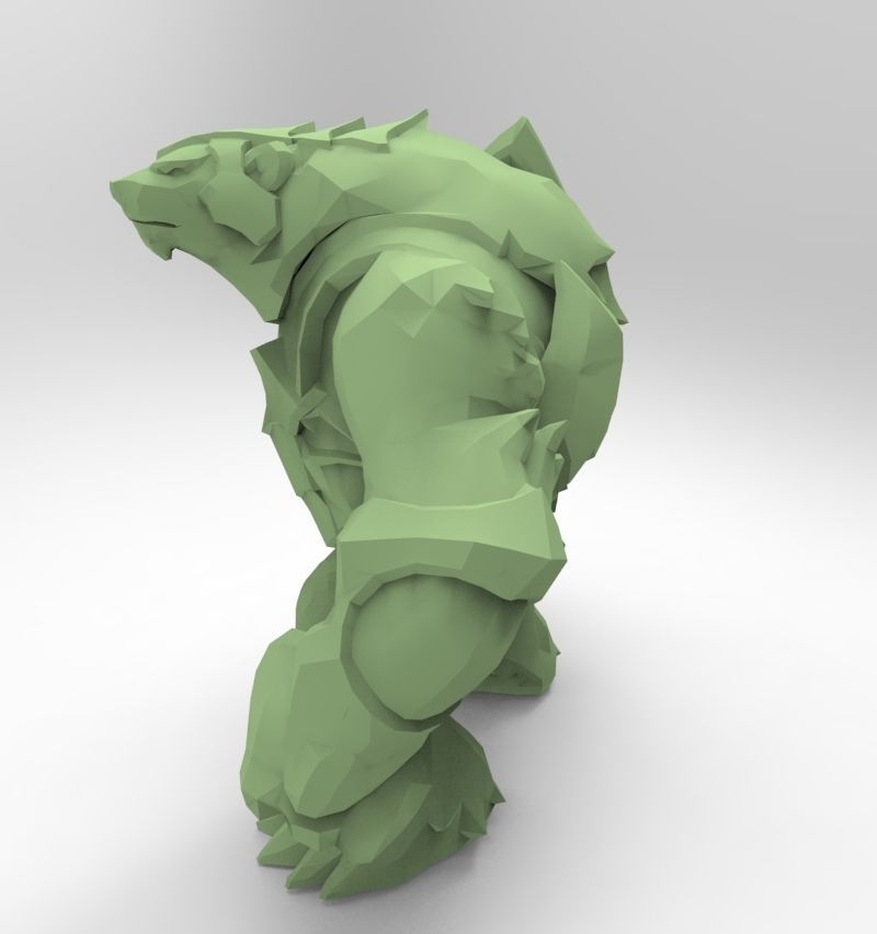 volibear 3D model 3D printable | CGTrader