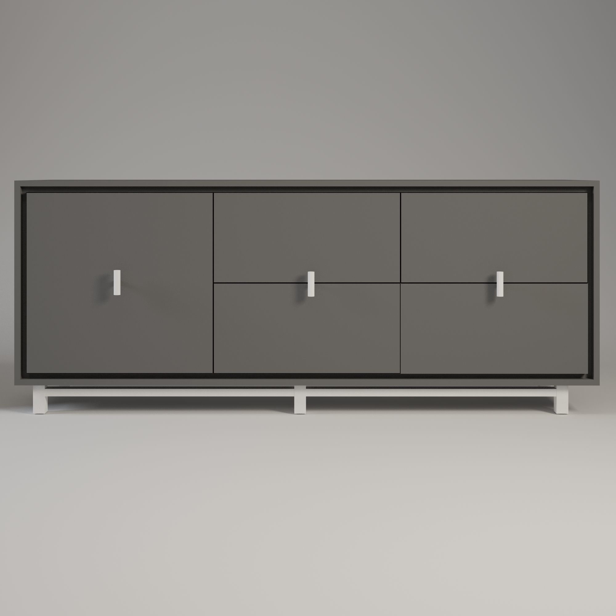 Modern console free 3D model | CGTrader