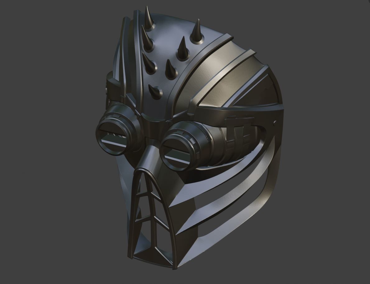 Classic Kabal mask for face from Mortal Kombat 11 3D model 3D printable ...