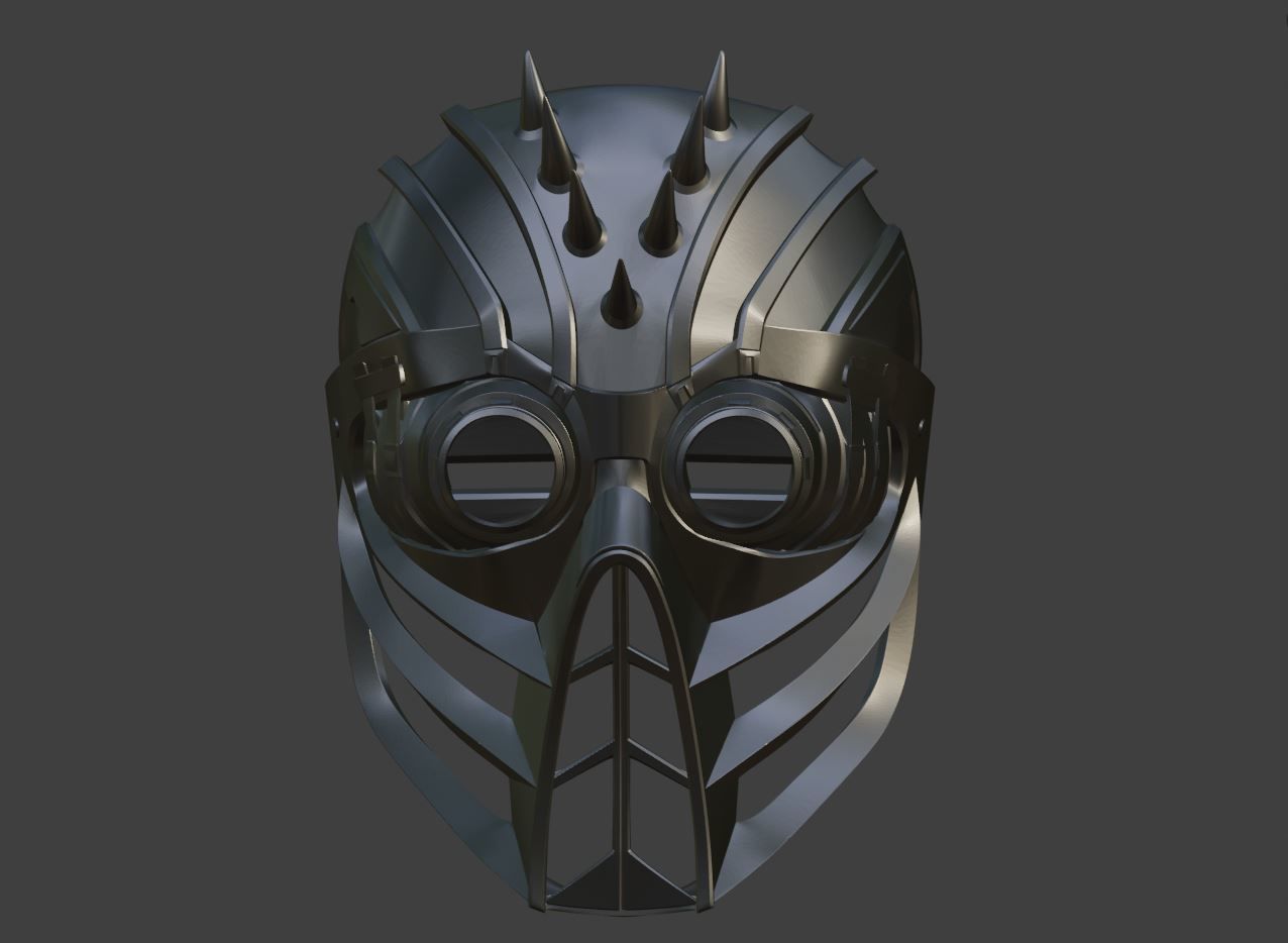 Classic Kabal mask for face from Mortal Kombat 11 3D model 3D printable ...