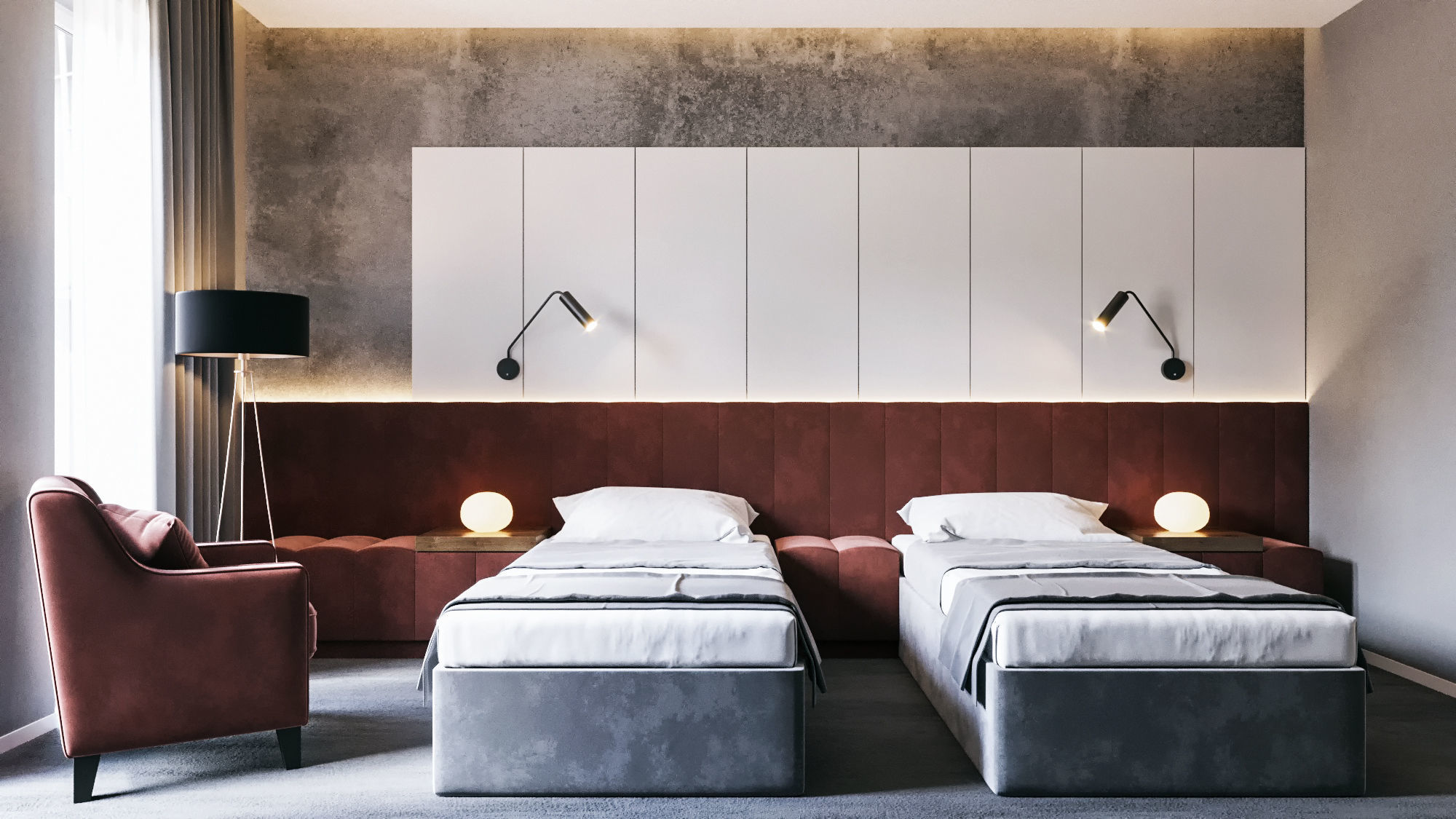 Hotel room interior 3D model | CGTrader