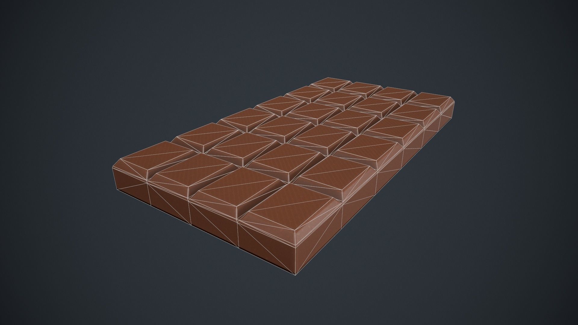 3D model Chocolate Bar VR / AR / low-poly | CGTrader