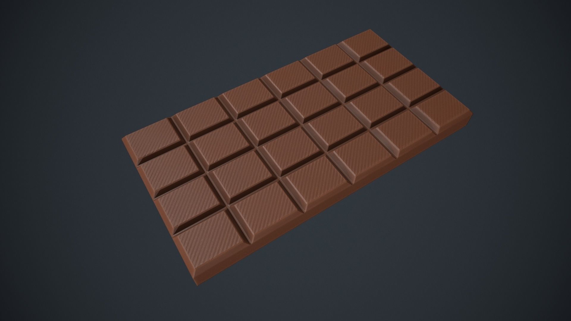 3D model Chocolate Bar VR / AR / low-poly | CGTrader