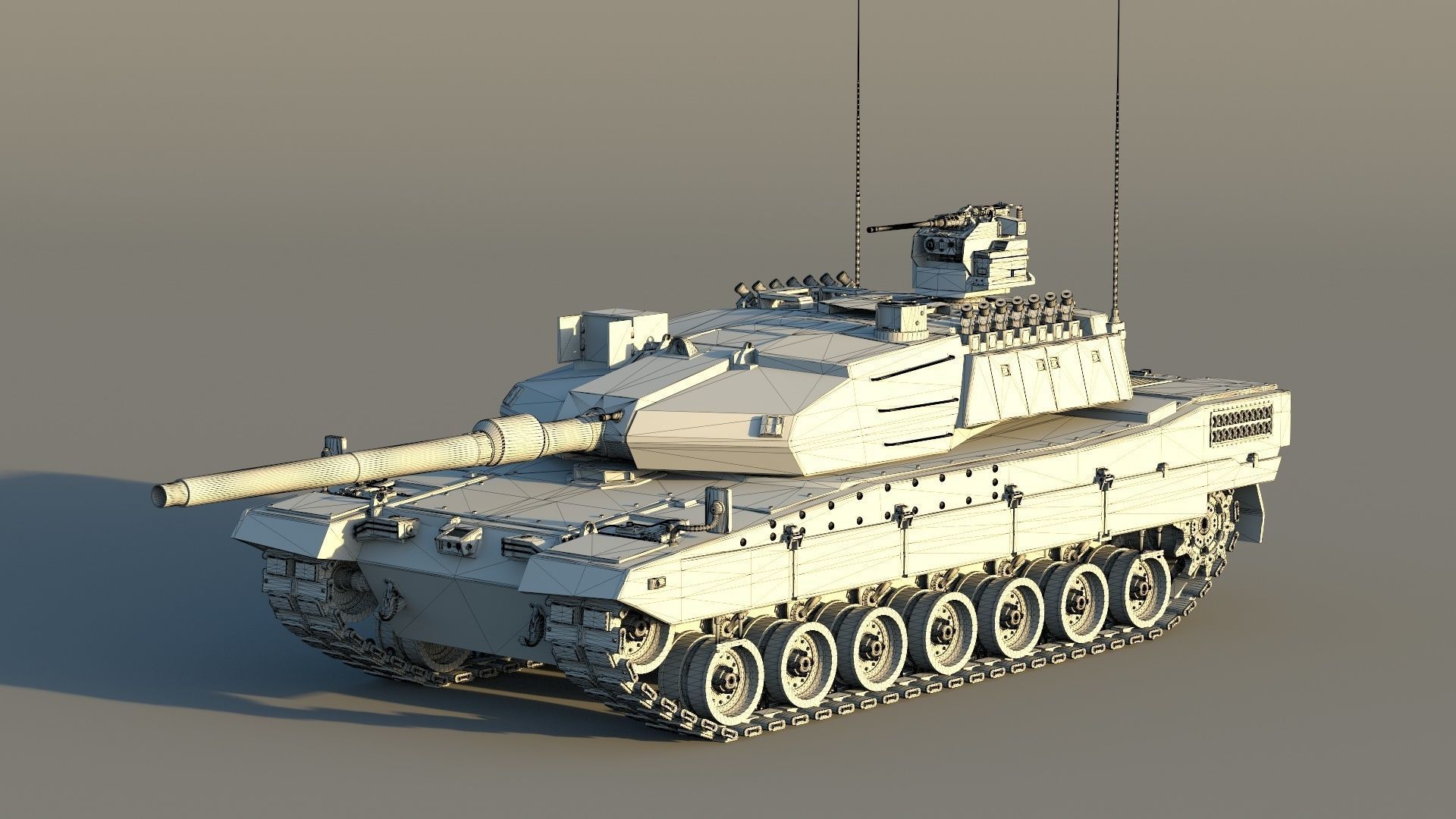 Altay War Tank 3D model | CGTrader