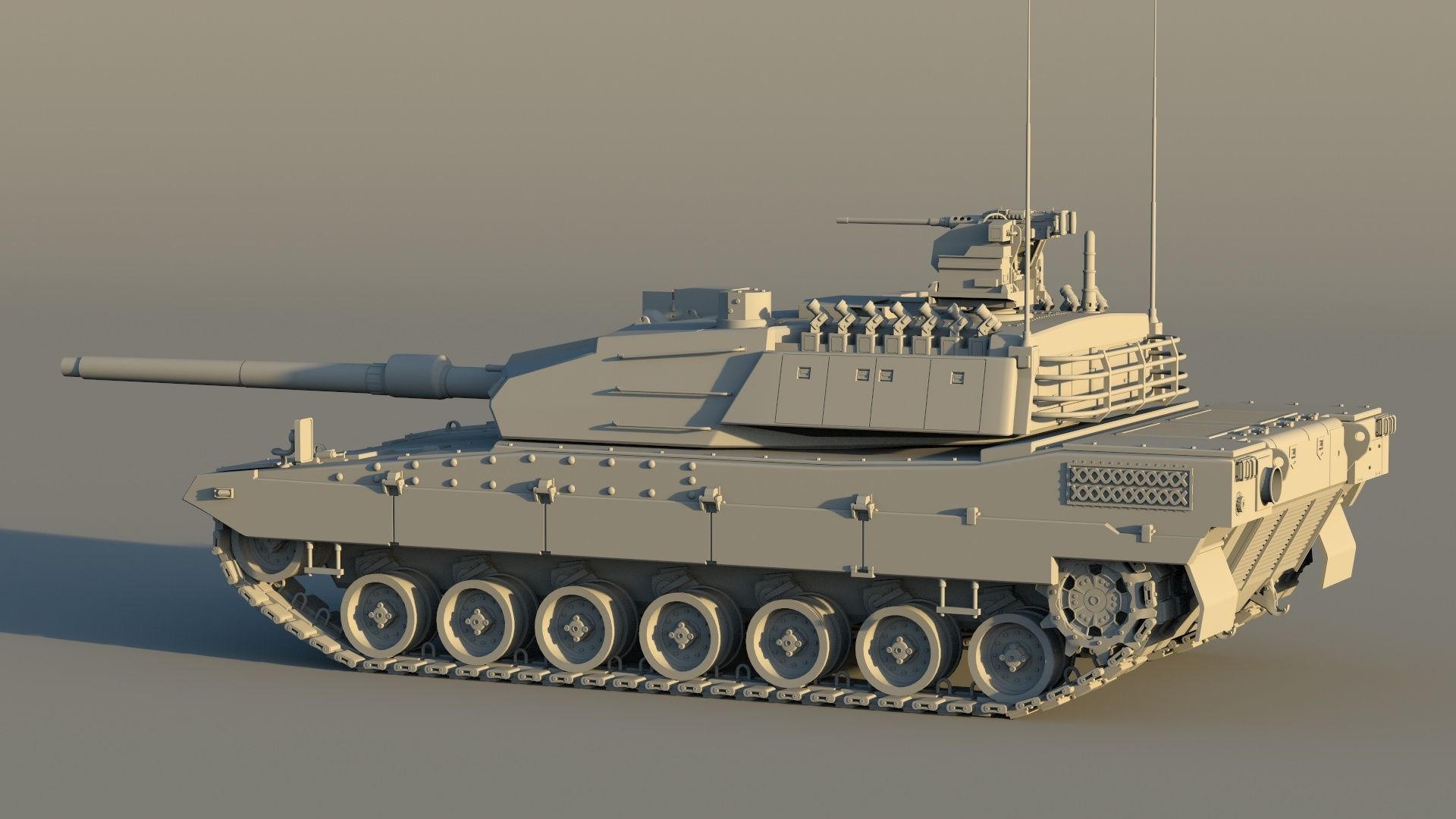 Altay War Tank 3D model | CGTrader