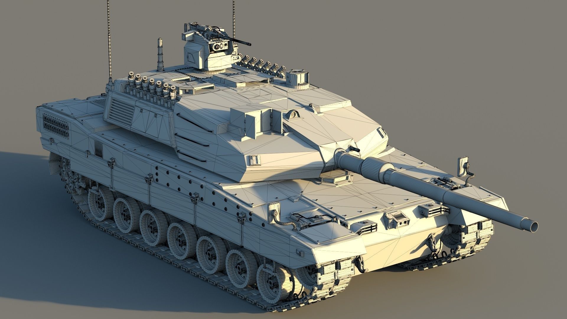 Altay War Tank 3D model | CGTrader
