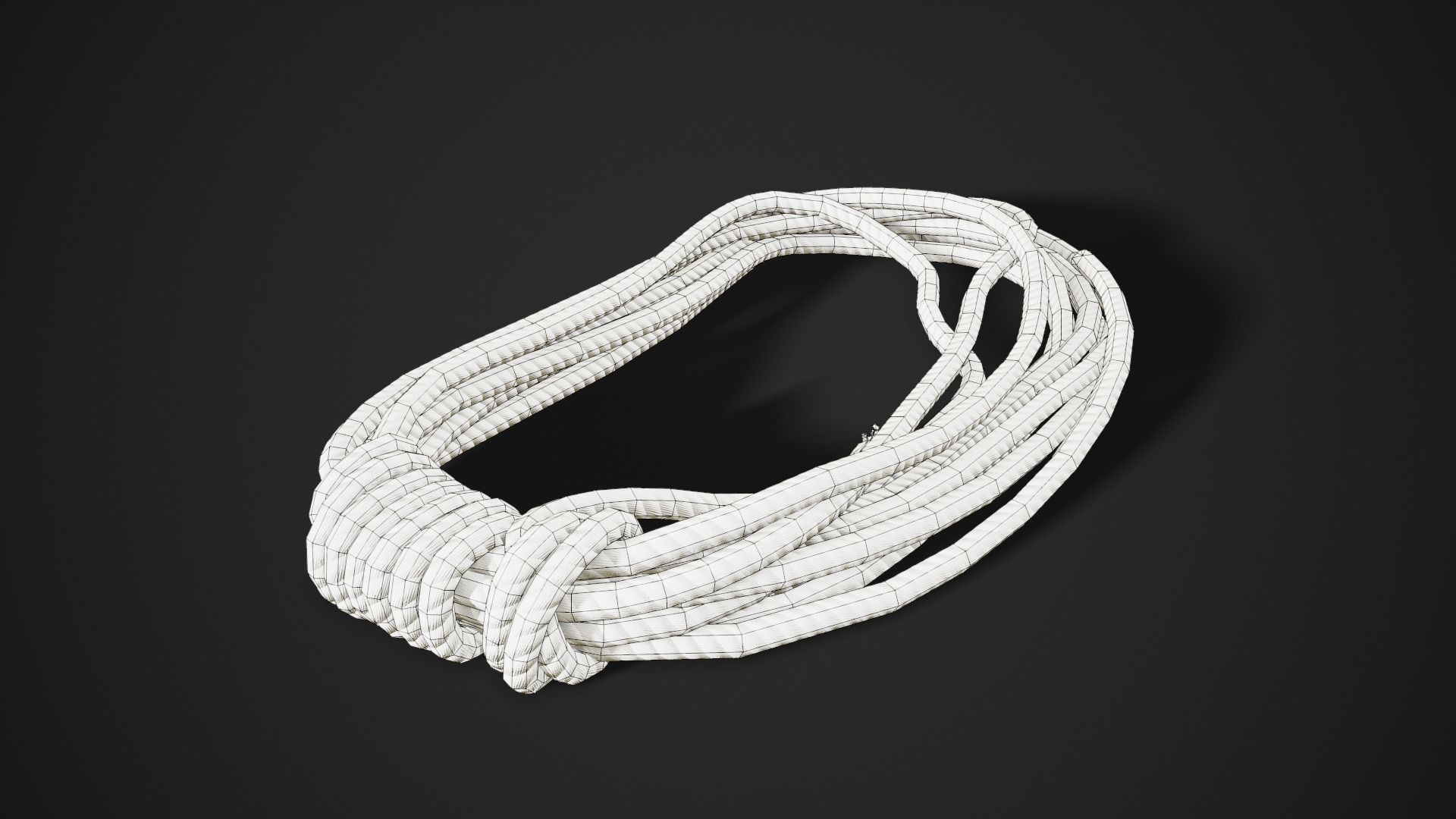 3D model Climbing rope coil VR / AR / low-poly | CGTrader