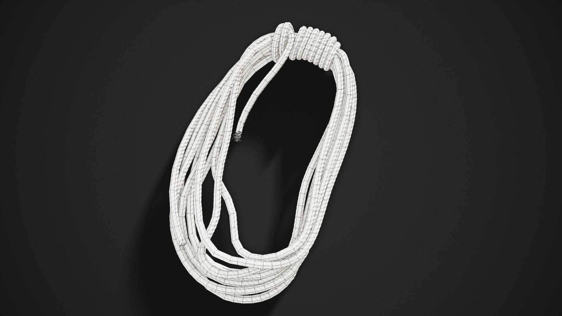 3D model Climbing rope coil VR / AR / low-poly | CGTrader
