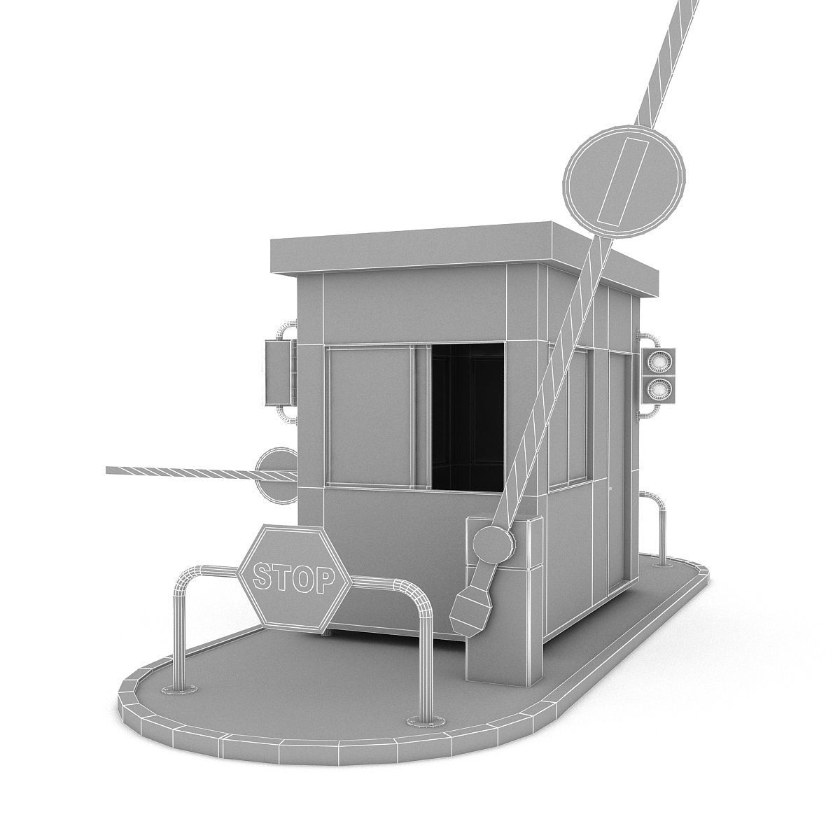 3D model Security Guards VR / AR / low-poly | CGTrader