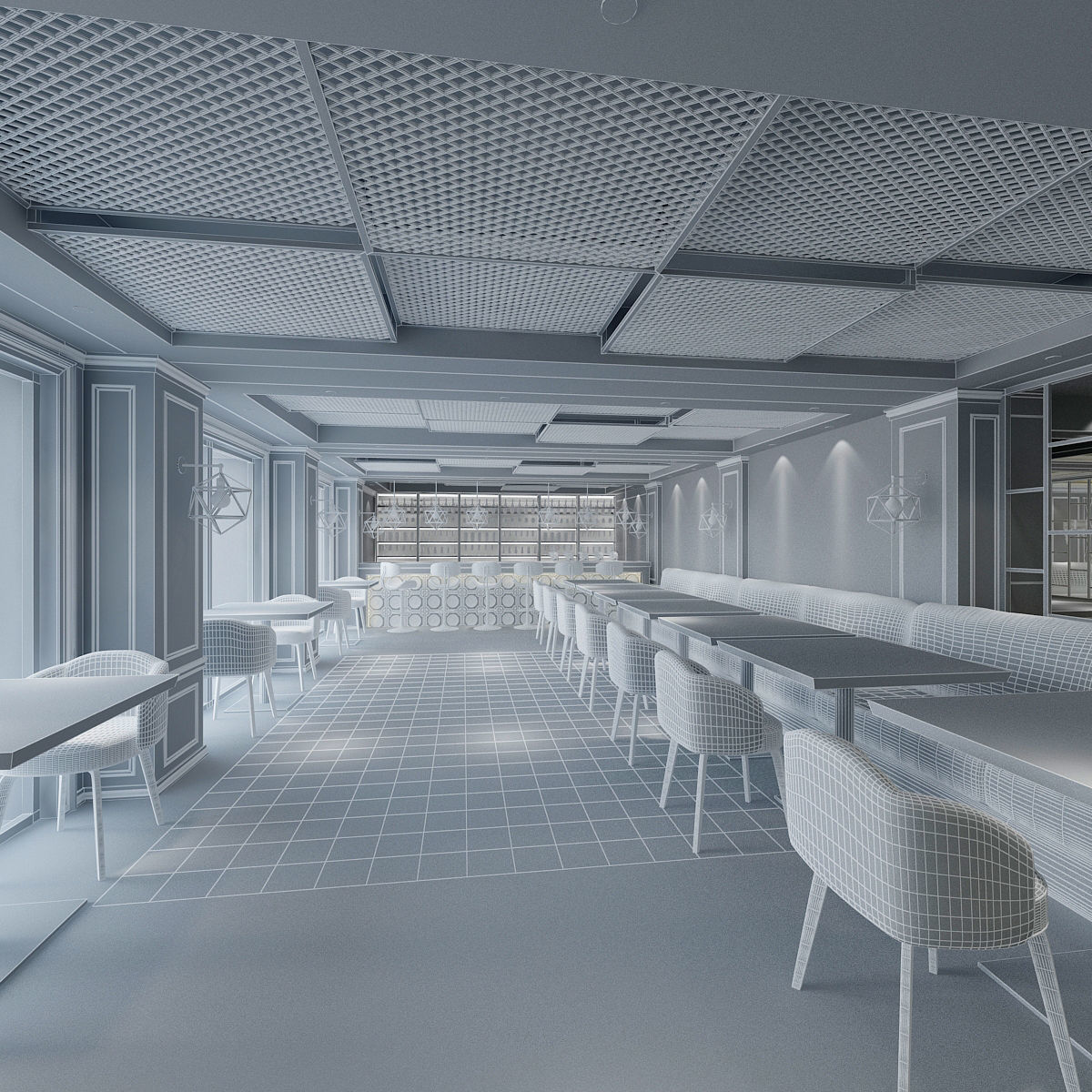 3D model Hotel Lobby VR / AR / low-poly | CGTrader