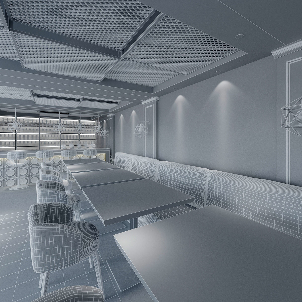 3D model Hotel Lobby VR / AR / low-poly | CGTrader