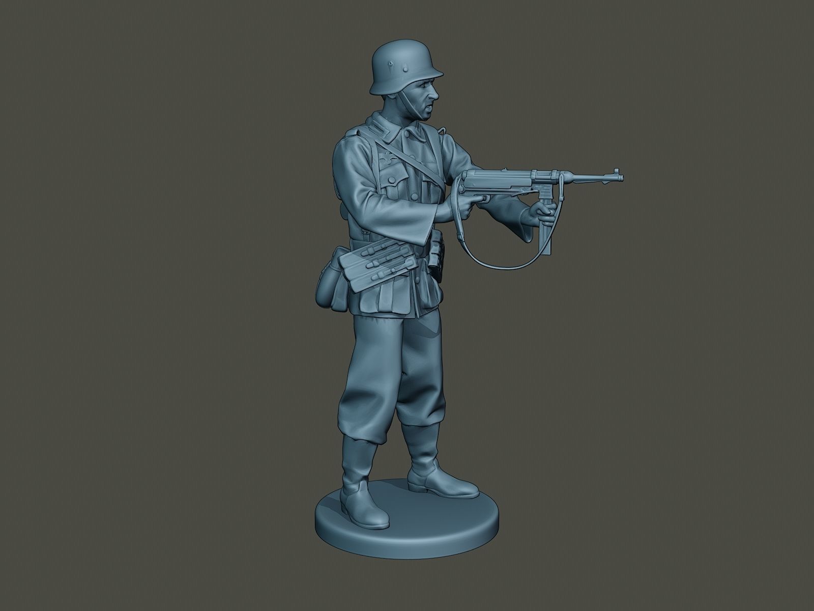 German soldier ww2 Shoot middle G2 3D model 3D printable | CGTrader