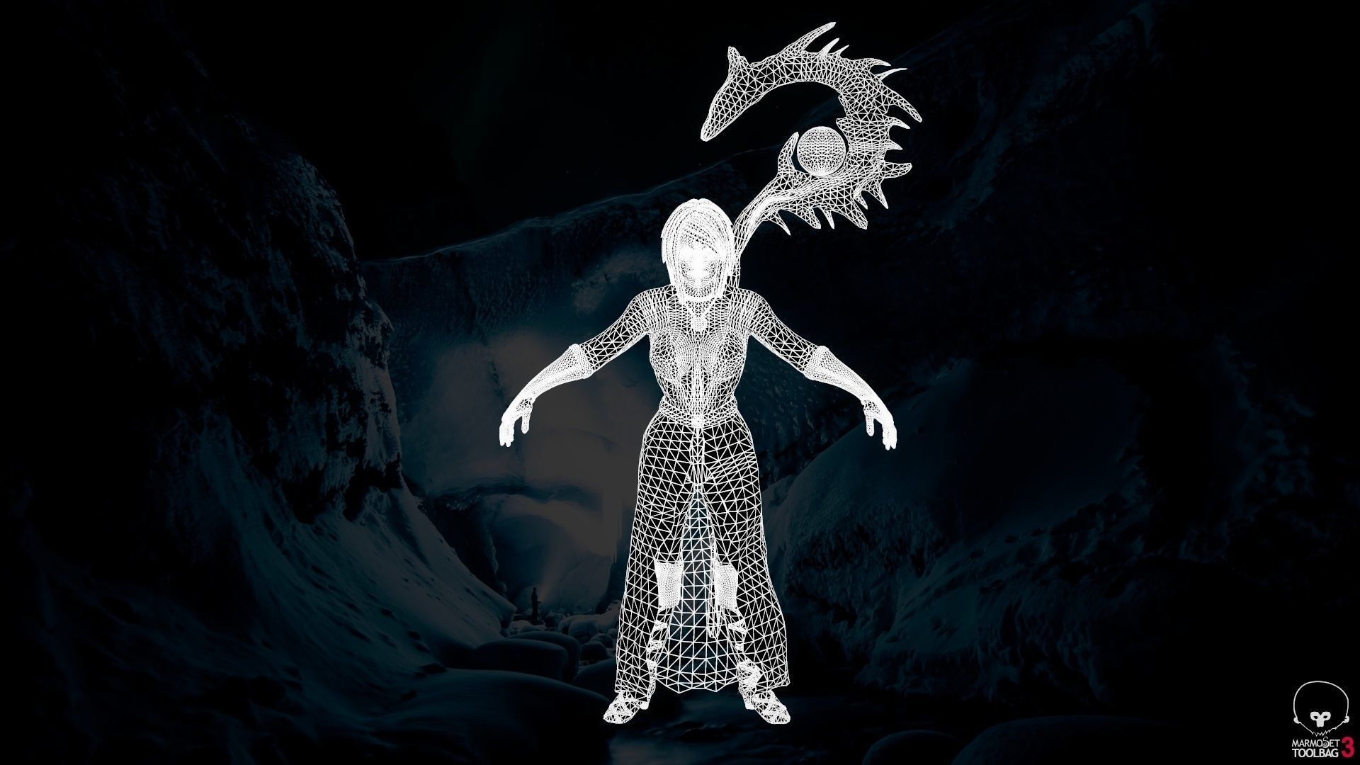 3D model Wizard Girl VR / AR / low-poly rigged animated | CGTrader