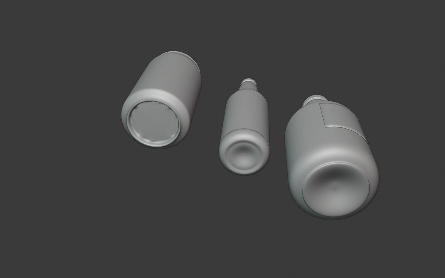 Craft Beer Combo Pack Featuring Beer Bottle Growler and Can 3D model ...