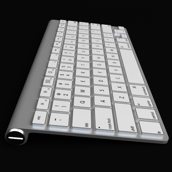 Apple Wireless Keyboard 3D model | CGTrader