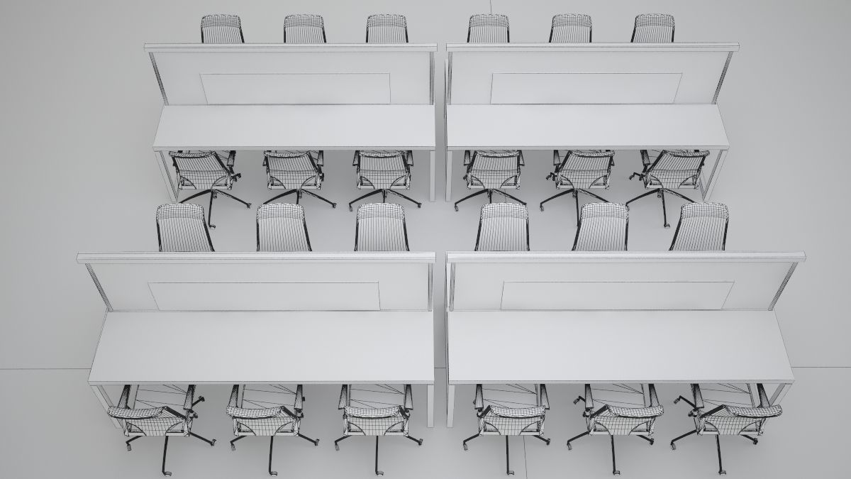 library table 3D model | CGTrader