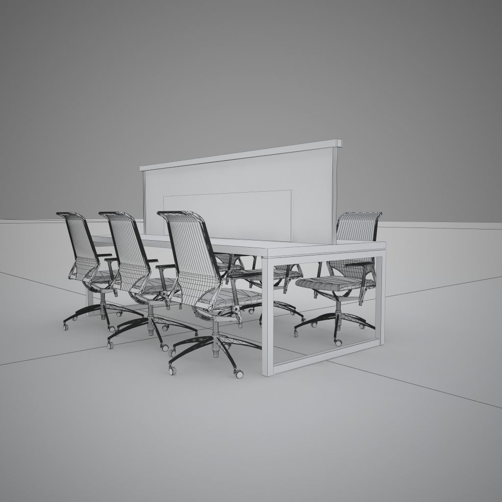 library table 3D model | CGTrader