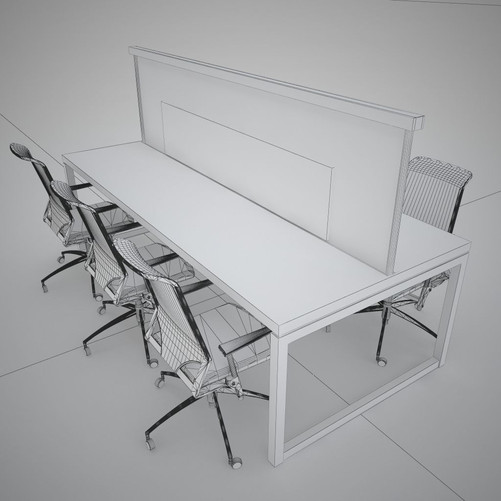 library table 3D model | CGTrader