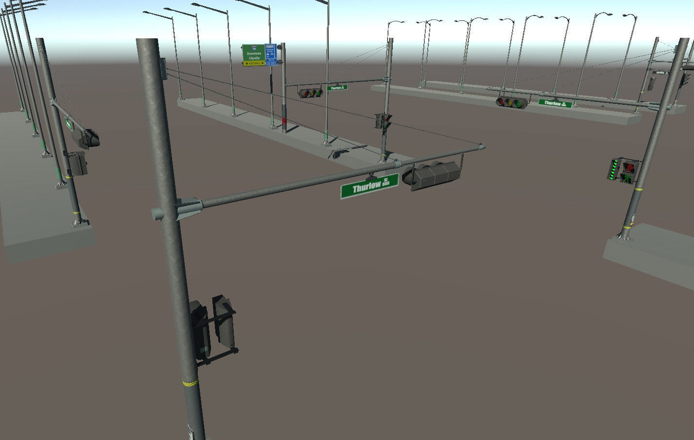 3D model Low Poly Traffic Lights VR / AR / low-poly | CGTrader