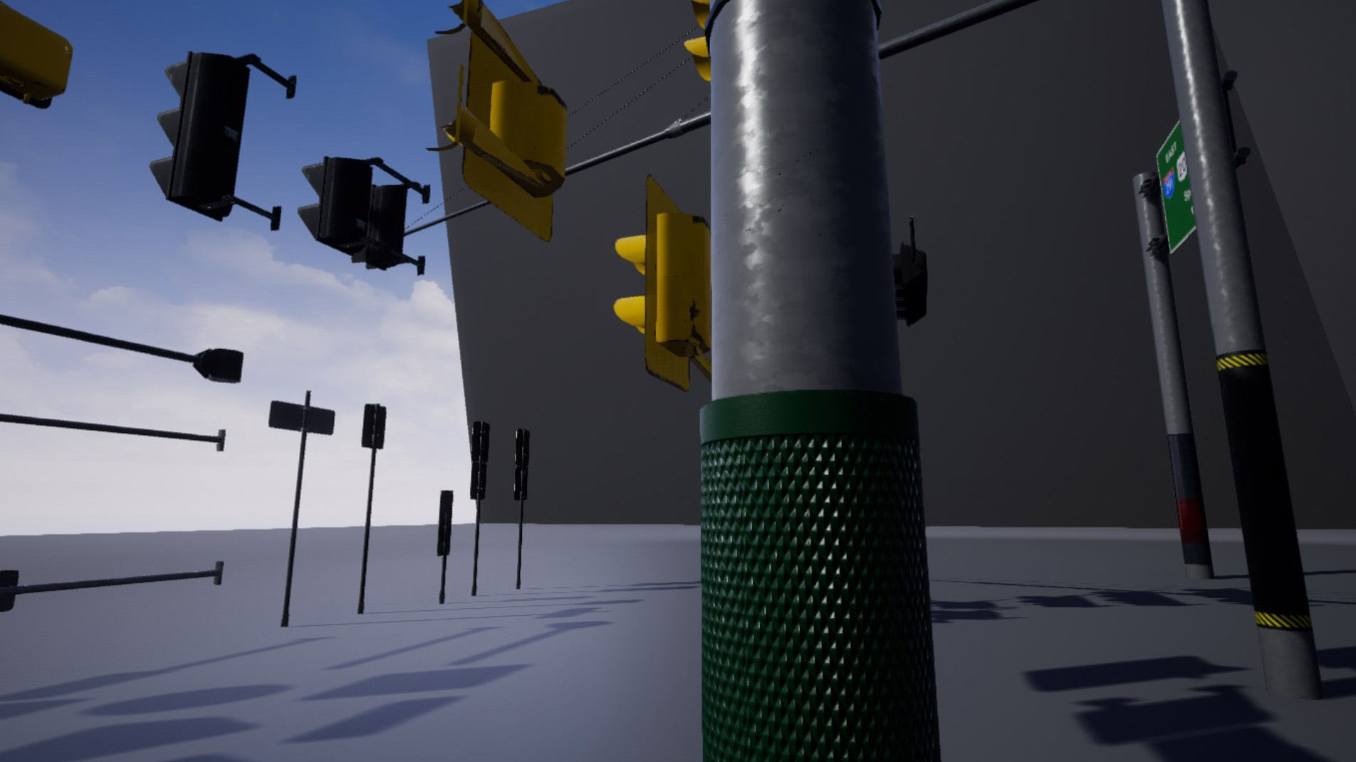 3D model Low Poly Traffic Lights VR / AR / low-poly | CGTrader