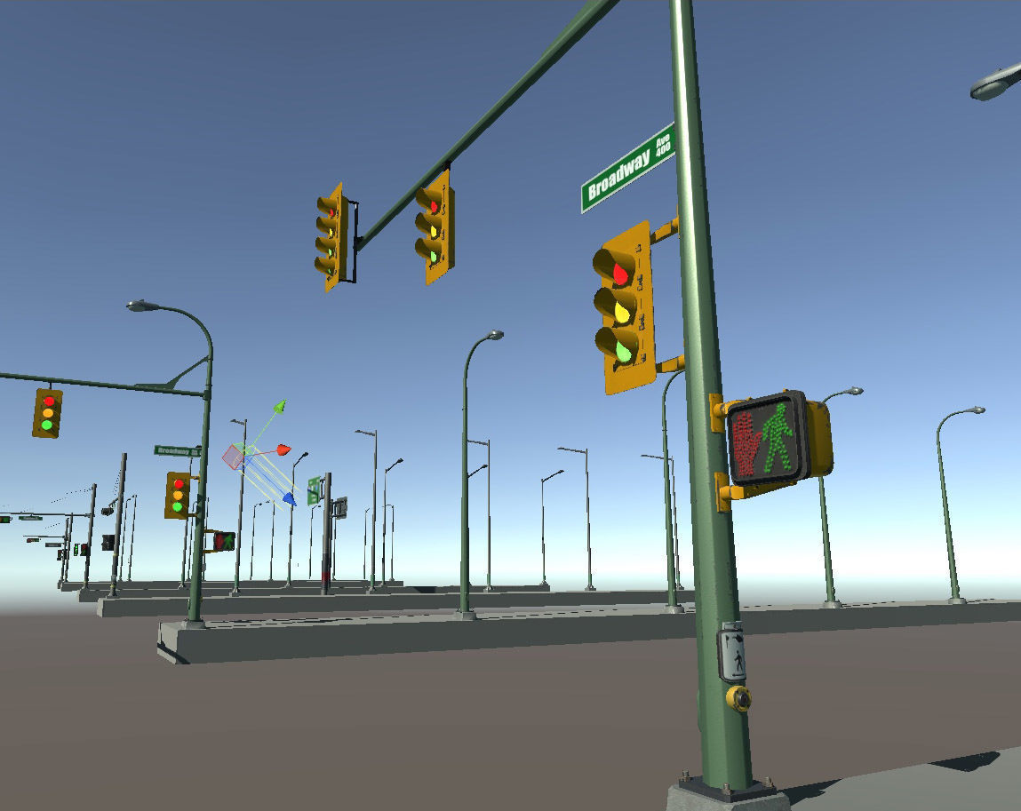 3D model Low Poly Traffic Lights VR / AR / low-poly | CGTrader